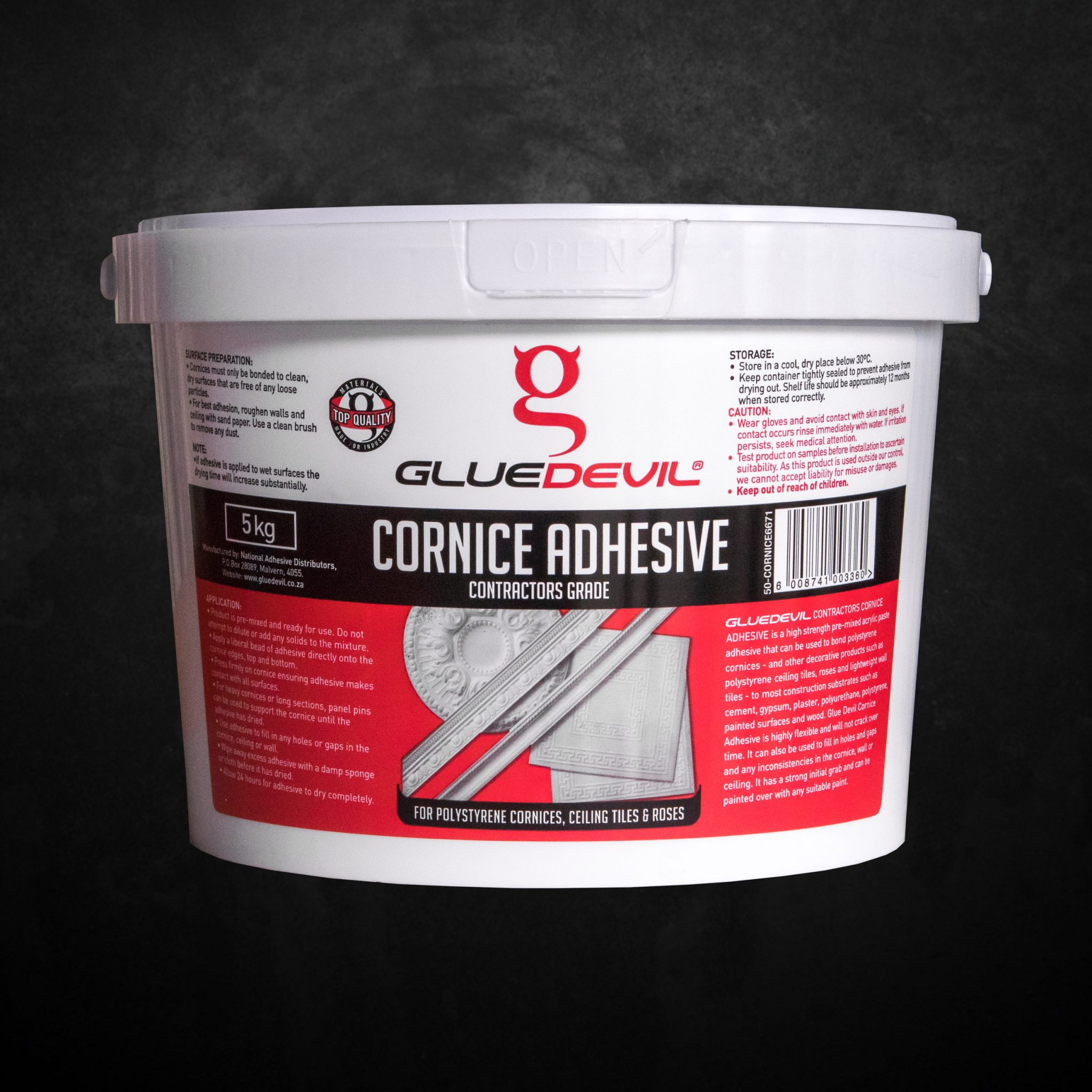 Cornice Adhesive 5kg - Deco Mouldings